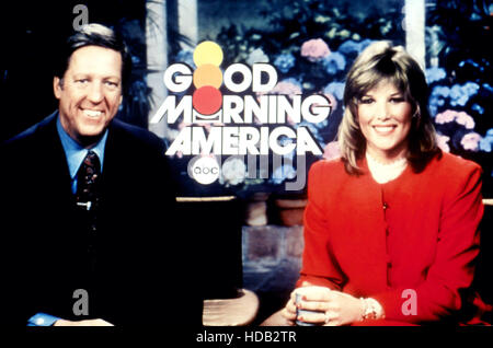GOOD MORNING, AMERICA, from left: James Cagney, David Hartman (ca ...