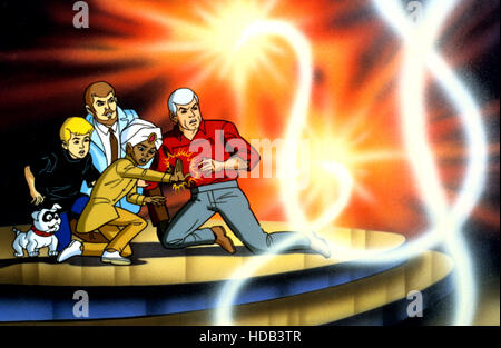 JONNY QUEST, Race Bannon, Hadji, Bandit the dog, Jonny Quest, Dr ...