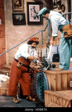 THE SUPER MARIO SUPER SHOW, from left: Moon Unit Zappa, Danny Wells ...
