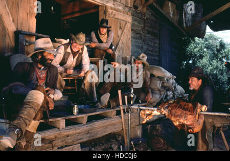 THE SACKETTS, Sam Elliott, Tom Selleck, Jeff Osterhage, 1979. © Media ...