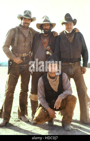 THE SACKETTS, Sam Elliott, Tom Selleck, Jeff Osterhage, 1979. © Media ...