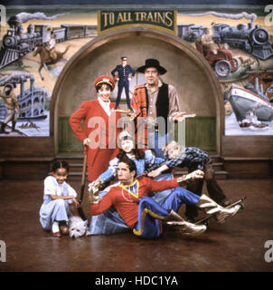 SHINING TIME STATION, from left: Danielle Marcot, George Carlin, 1989 ...