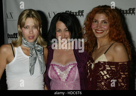 Jennifer Sky, Jenna Mattison and Jennifer Blanc during Stuff Magazine ...