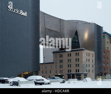 Studio Bell in Calgary, Canada. The building is the home of the ...