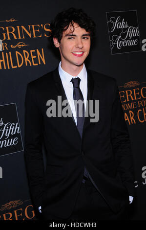 Finlay MacMillan attending the New York premiere of 'Miss Peregrine's ...