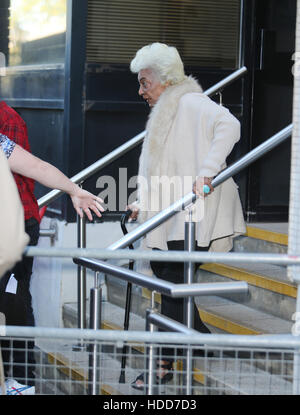Nichelle Nichols outside ITV Studios Featuring: Nichelle Nichols Where ...