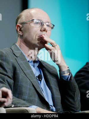Douglas Leone, a partner with Sequoia Capital Ltd., speaks during the ...
