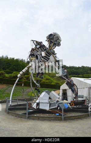 Paul Bonomini sculpture, WEEE Man, made of recycled electrical and ...