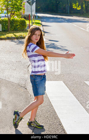 crosswalk on the road. crosswalk on the road for safety when people ...