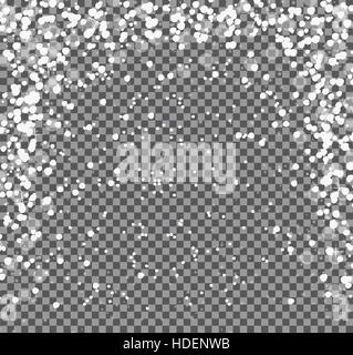 Magic falling snow christmas background. Subtle flying snow flakes and ...