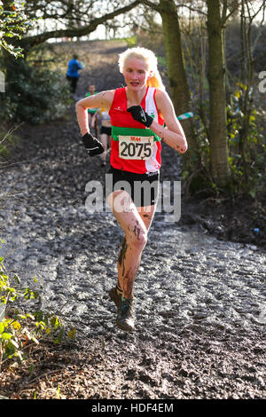 Lucy Pygott runs the SEAA Cross Country Champs in Parliament Hill ...
