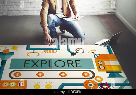 Experiment Explore Try Attempt Concept Stock Photo - Alamy