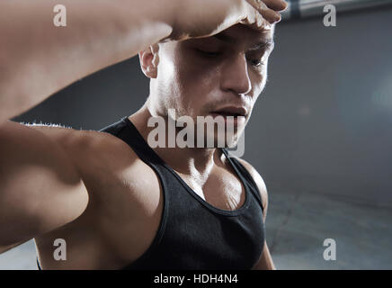Exercising can be very tiring Stock Photo - Alamy