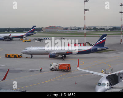 The aircraft VQ-BEA is seen at Sheremetyevo International Airport ...