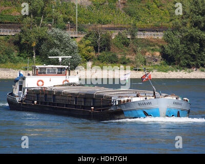 The 'Courage' ship, photographed in 1962 on the Rhine River at ...