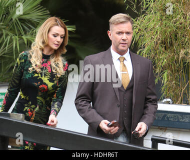 Darren Day and his wife Stephanie Dooley outside ITV Studios Featuring ...