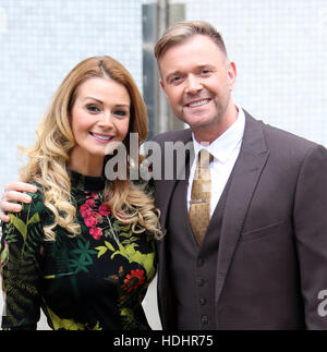 Darren Day and his wife Stephanie Dooley outside ITV Studios Featuring ...