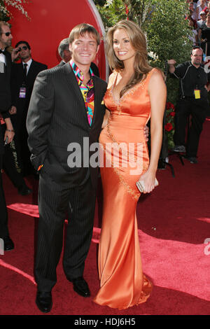 Colin Guinn and Christie Woods of the 'Amazing Race' at the 56th Annual ...