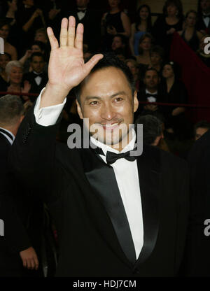 Japanese actor Ken Watanabe waves as he arrives for the 76th annual ...