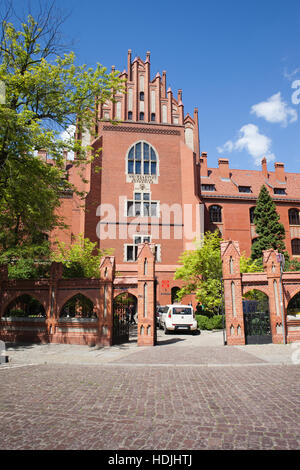 Collegium Maius of Nicolaus Copernicus University in Torun, Poland, neo ...