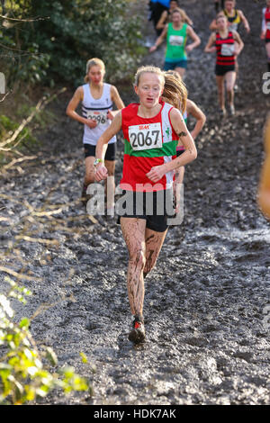 Stacey Burrows runs the SEAA Cross Country Champs in Parliament Hill ...