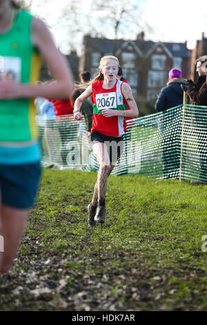 Stacey Burrows runs the SEAA Cross Country Champs in Parliament Hill ...