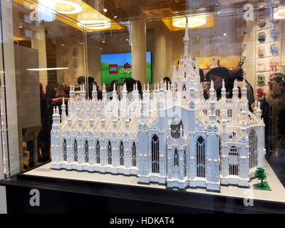 Lego opens it's largest store in Europe at the Piazza San Babila in ...
