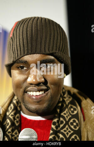 Rapper Kanye West at the annoucement of the Grammy nominations on ...