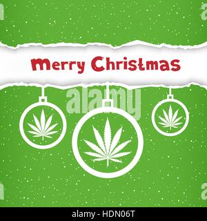 Cannabis marijuana hemp leaf logo and symbol Stock Vector Image & Art ...