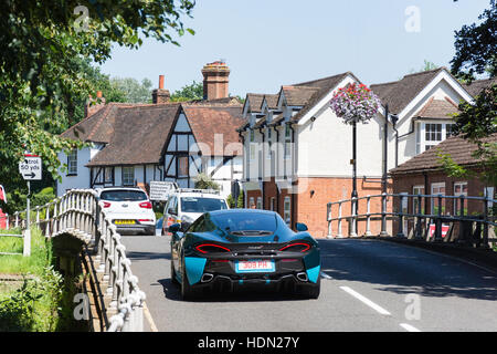 The High Street, Chobham, Surrey, England, United Kingdom Stock Photo ...