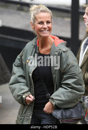 Ulrika Jonson and her daughters outside ITV Studios Featuring: Ulrika ...