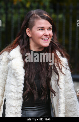 Sara Aalto leaves rehearsals for this week's X Factor live show ...