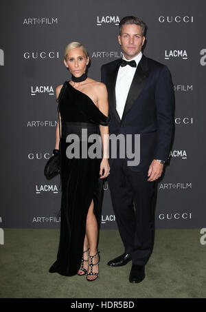 Alexandra Von Furstenberg and Dax Miller attending the 2016 LACMA Art ...