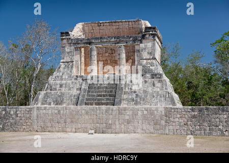 Building of Mayan origin, thought to be a ceremonial throne room, rises ...