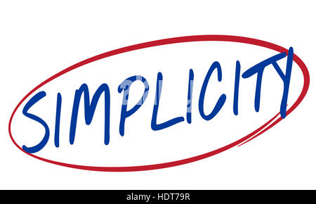 Simplicity Design Contemporary Minimal Modern Concept Stock Photo - Alamy
