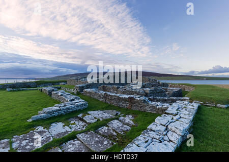 Cubbie's Roos Castle, Wyre, Orkney Isles Stock Photo - Alamy