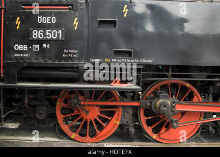 Steam locomotive, Ampflwang, Upper Austria, Europe Stock Photo - Alamy