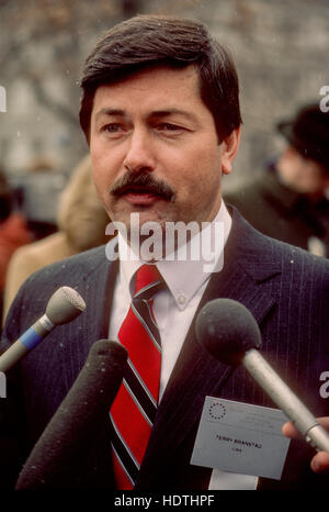 Terry Branstad, Governor of the State of Iowa, arrives for a scheduled ...