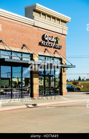 Qdoba Mexican Grill restaurant exterior in Oklahoma City, Oklahoma, USA ...