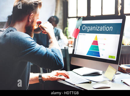 Hierarchy Organization Structure Position Chart Concept Stock Photo - Alamy