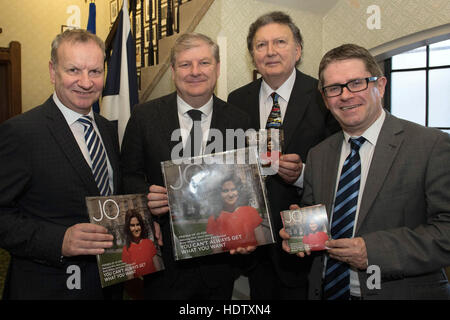 Members of the band MP4 (left to right) Kevin Brennan, Ian Cawsey, Greg ...