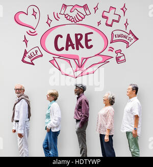 Care Attend Help Welfare Health Secured Concept Stock Photo - Alamy