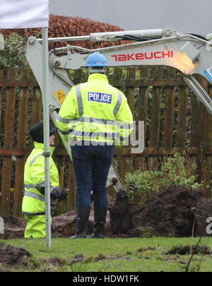 Police search a cottage and its grounds where Margaret Fleming lived in ...