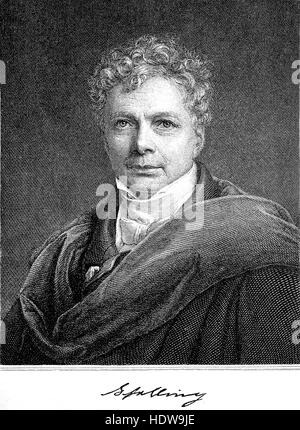 Friedrich Wilhelm Joseph Schelling (1775-1854). German philosopher ...