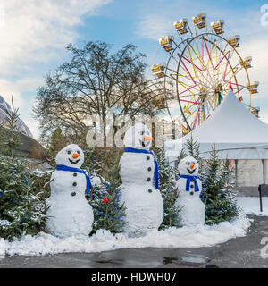 Snowman display, Queen Elizabeth Park, Vancouver British Columbia ...