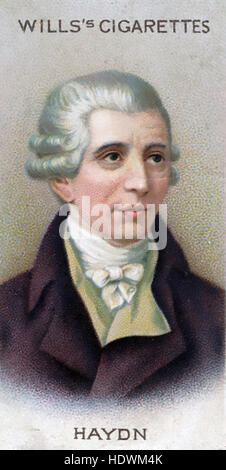 Joseph Haydn (1732 – 1809), Austrian composer Stock Photo - Alamy