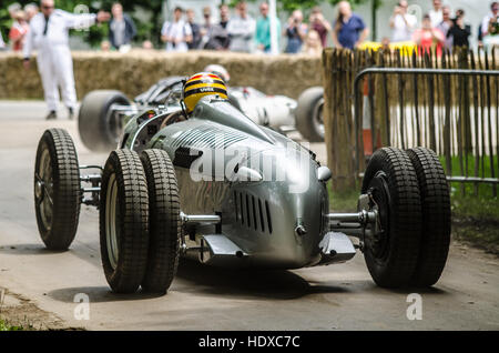 Motor, Auto Union D-Type Grand Prix Racing Car, built in 1939, true ...