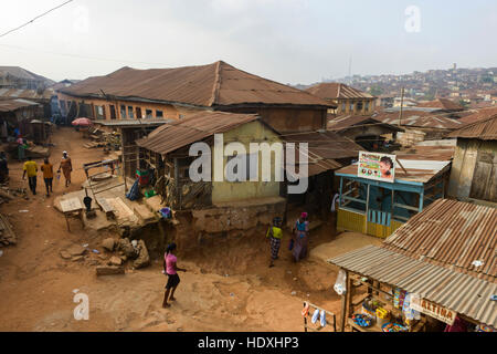 Ibadan, Nigeria. Cityscape View from Mapo Hill, July 1962 Stock Photo ...