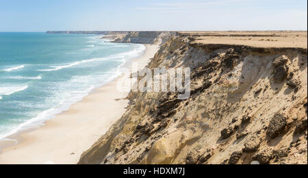 When the Sahara meets the Atlantic Ocean, Western Sahara Stock Photo ...
