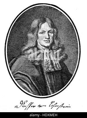 Daniel Caspar or Casper von Lohenstein, 1635 - 1683, a Baroque Stock ...